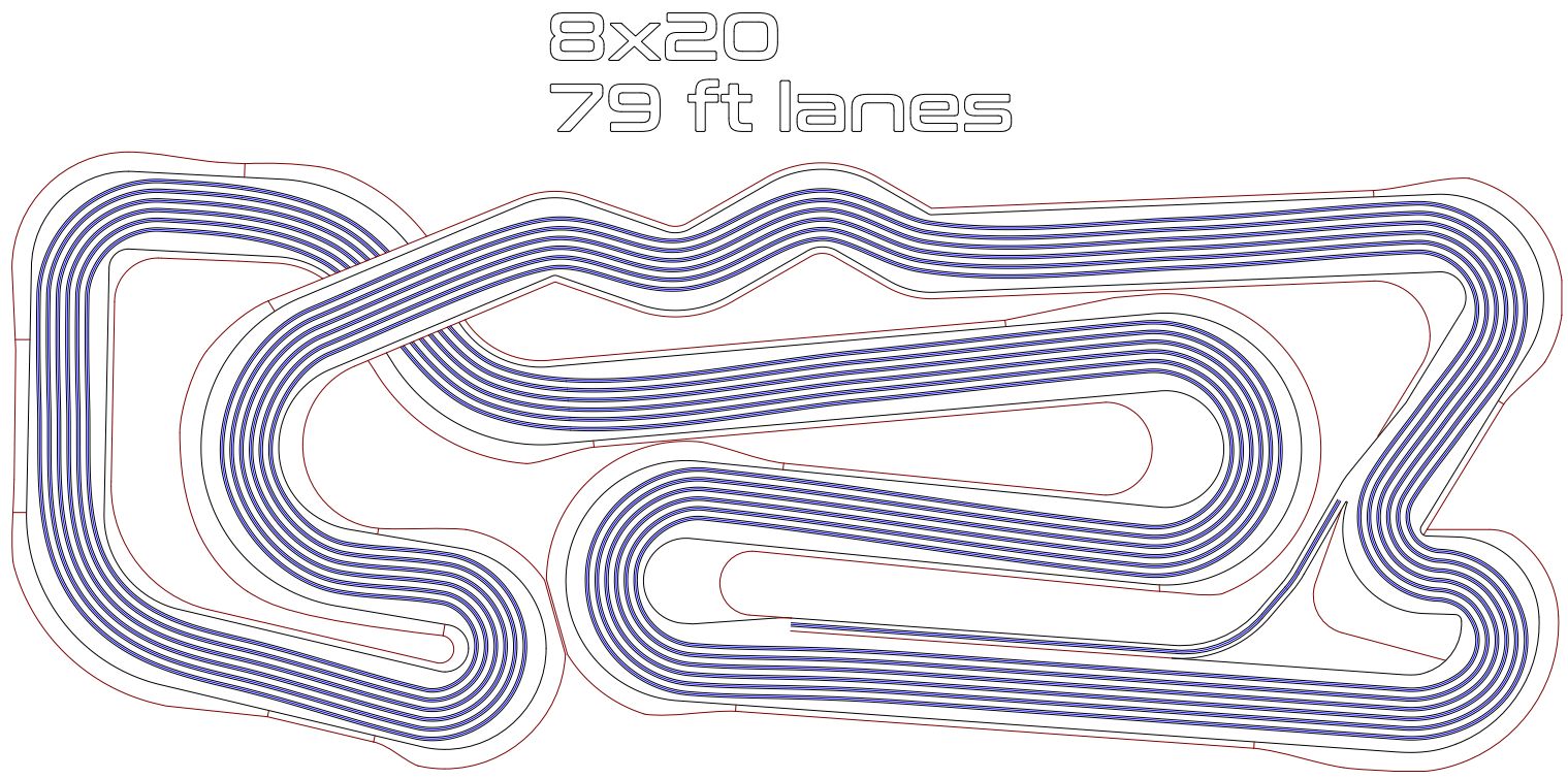 Slot Car Track - Silverstone 8'x20' – ScaleSpeedLab